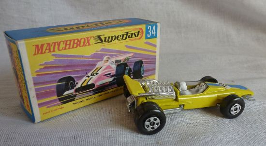 Rockertron Toys. Matchbox Superfast MB34d Formula 1 Racing Car Yellow ...