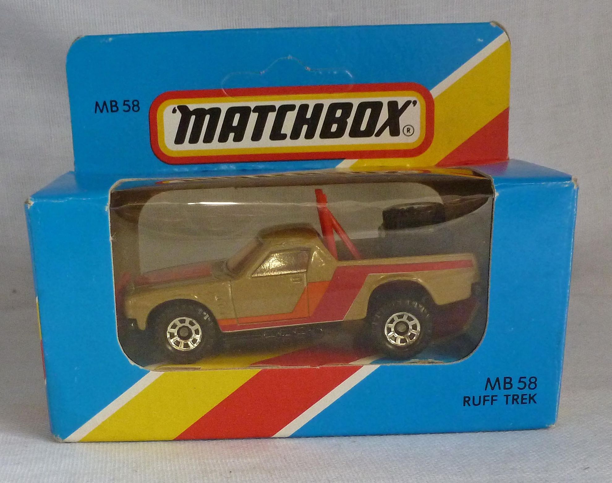Rockertron Toys. Matchbox Blue Box MB58 Ruff Trek Metallic Tan