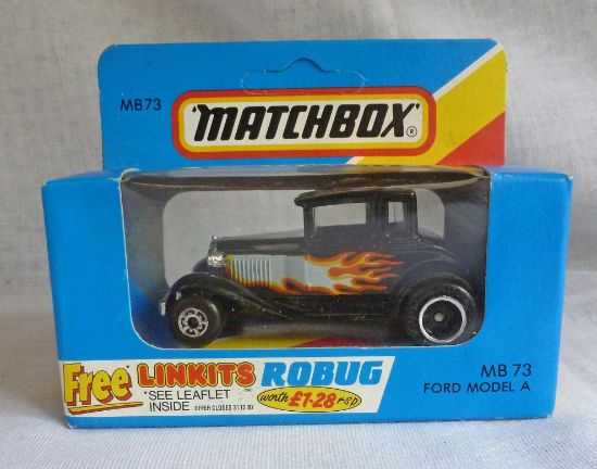 Rockertron Toys. Matchbox Blue Box MB73 Ford Model A Black [B]