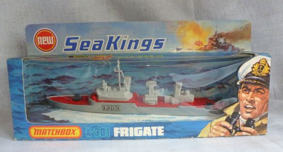 Rockertron Toys. Matchbox Sea Kings K-301 Frigate
