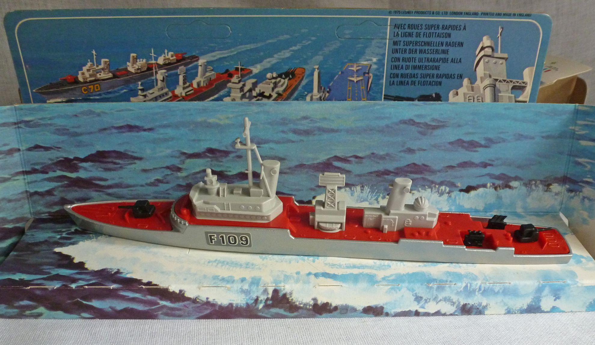 Rockertron Toys. Matchbox Sea Kings K-301 Frigate