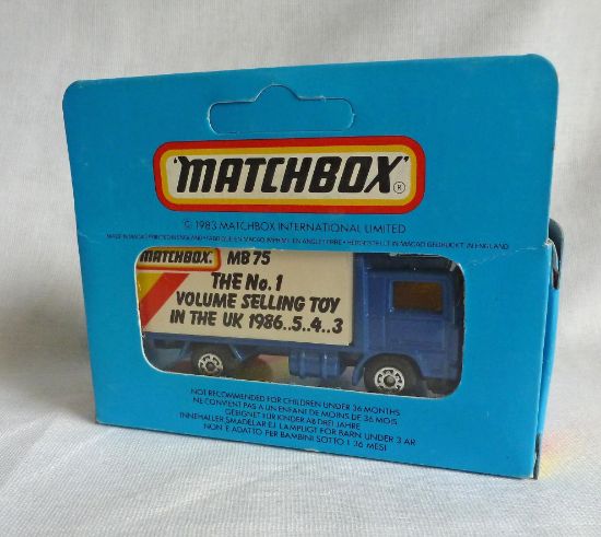 Rockertron Toys. Matchbox Blue Box MB20 Volvo Container Truck "Matchbox ...