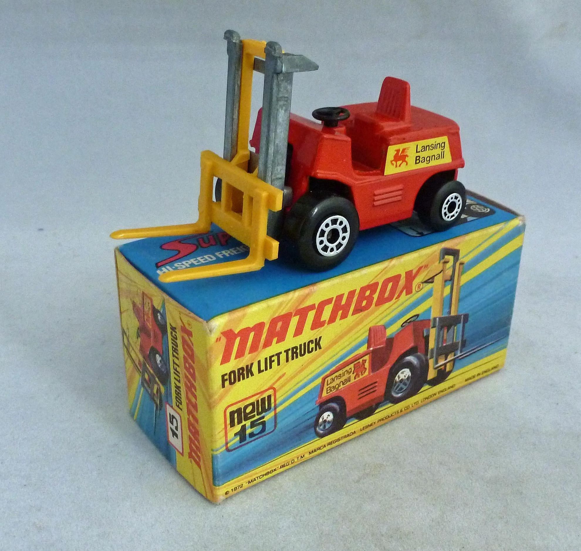 Rockertron Toys. Matchbox Superfast MB15e Fork Lift Truck DD Wheels ...