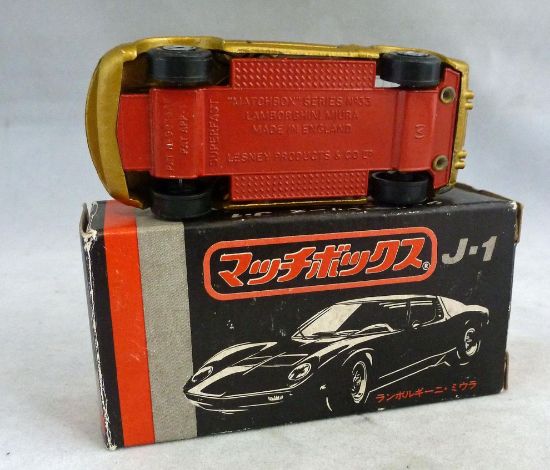 Rockertron Toys. Matchbox Superfast Japan Series J-1 Lamborghini Miura ...