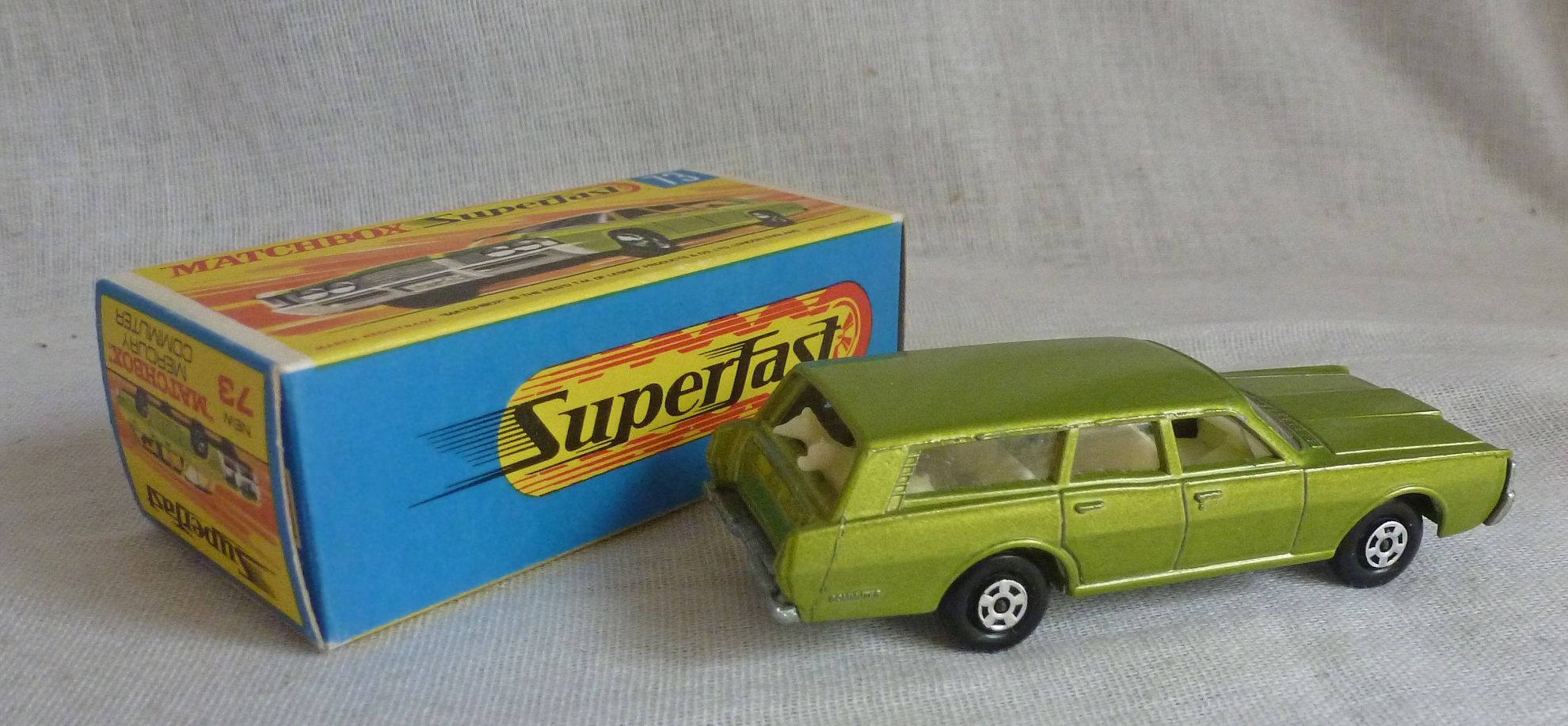 Rockertron Toys. Matchbox Superfast MB73c Mercury Station Wagon Green G ...