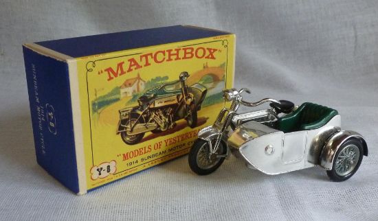 Rockertron Toys. Matchbox Models of Yesteryear Y-8b Sunbeam Motorcycle ...