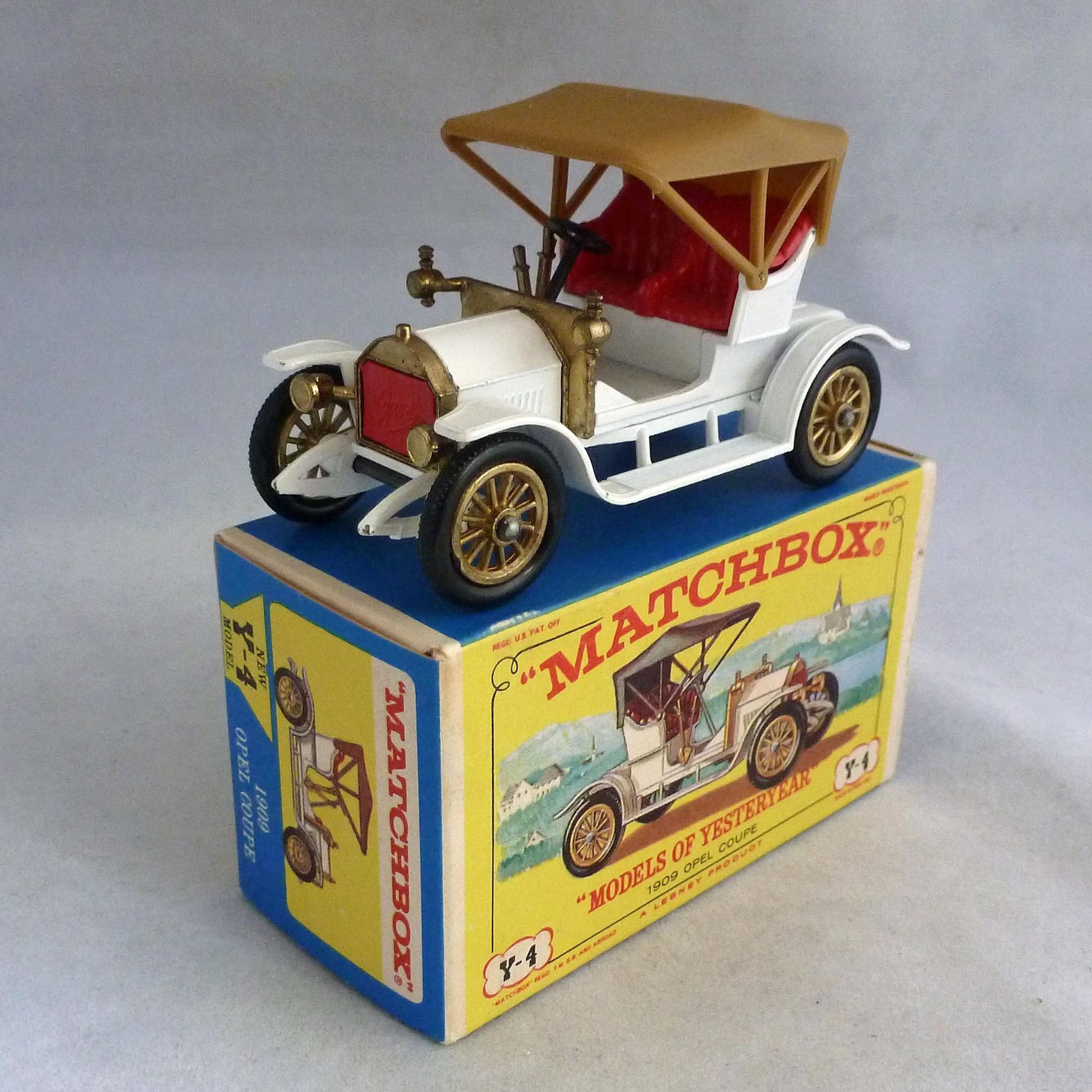 Rockertron Toys. Matchbox Models of Yesteryear Y-4c 1909 Opel Coupe Red ...