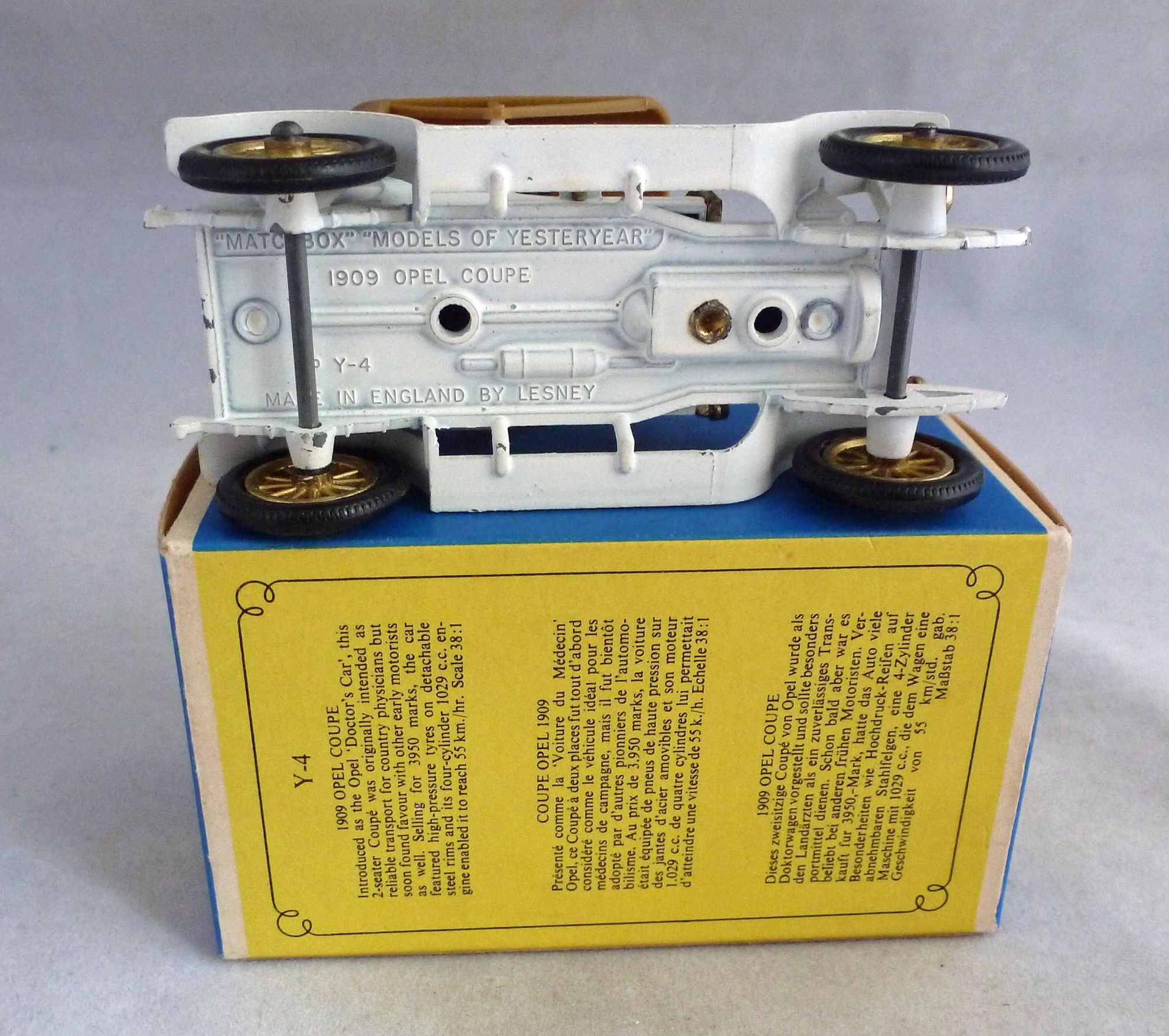 Rockertron Toys. Matchbox Models of Yesteryear Y-4c 1909 Opel Coupe Red ...