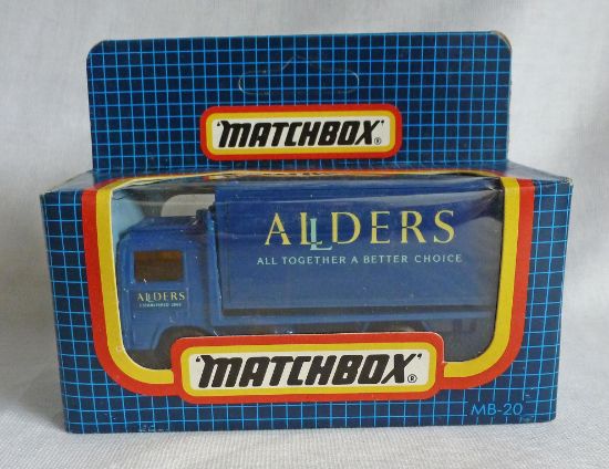 Rockertron Toys. Matchbox Dark Blue Box MB20 Volvo Container Truck ...
