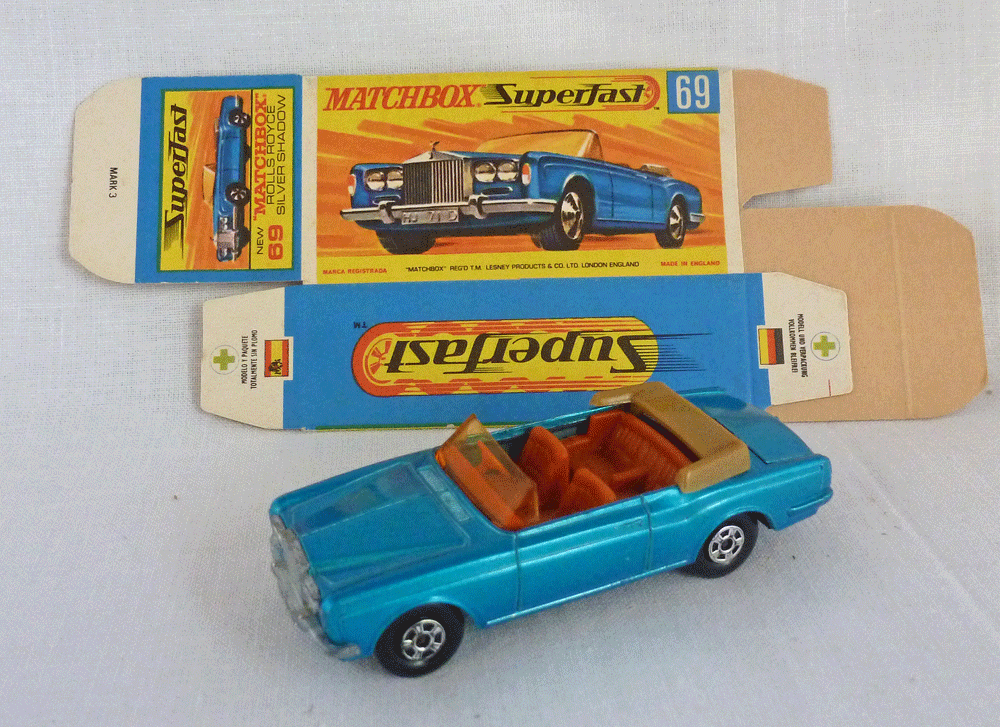 Rockertron Toys. Matchbox Superfast MB69c Rolls Royce Silver Shadow ...