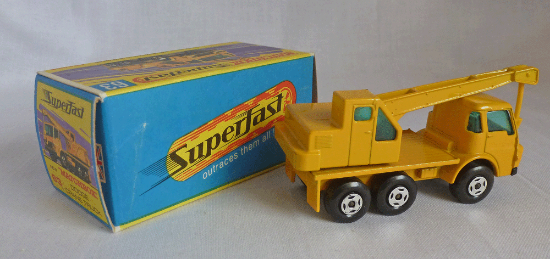 Rockertron Toys. Matchbox Superfast MB63C Dodge Crane Truck