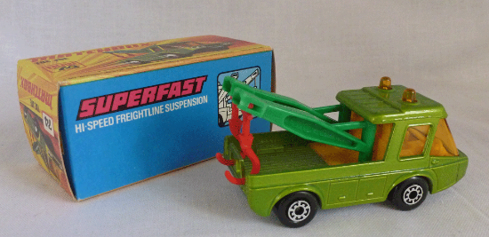 Rockertron Toys. Matchbox Superfast MB74c Toe Joe Light Green 5A Wheels