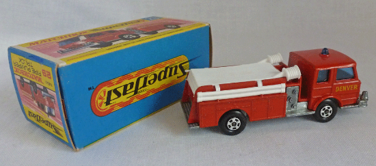 Rockertron Toys. Matchbox Superfast MB29c Fire Pumper G Box with DENVER ...