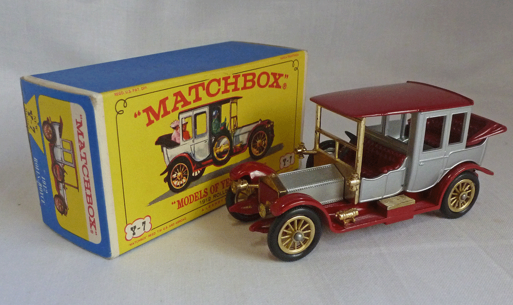 Rockertron Toys. Matchbox Models of Yesteryear Y-7c 1912 Rolls Royce ...