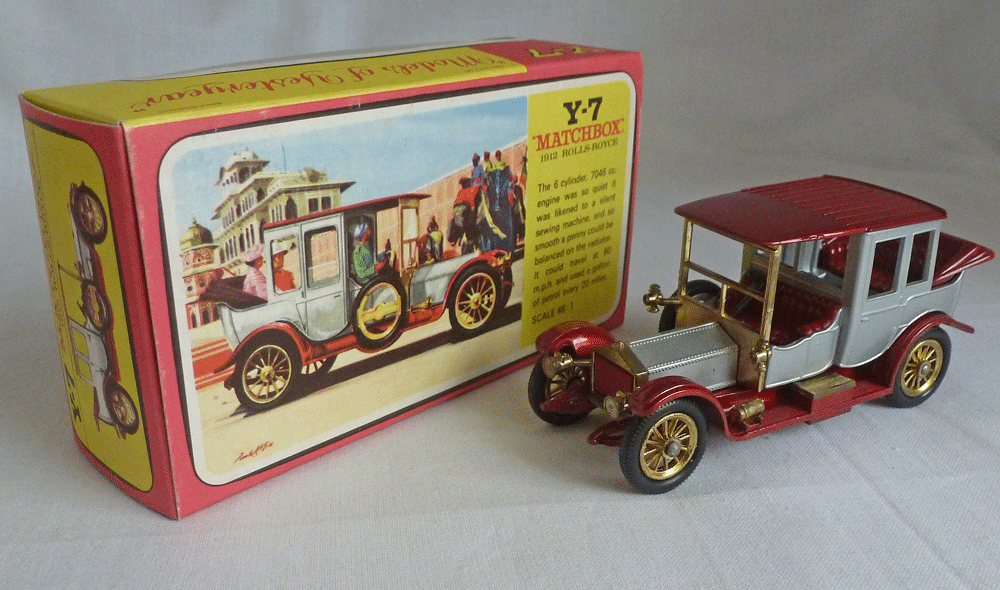 Rockertron Toys. Matchbox Models of Yesteryear Y-7c 1912 Rolls Royce ...