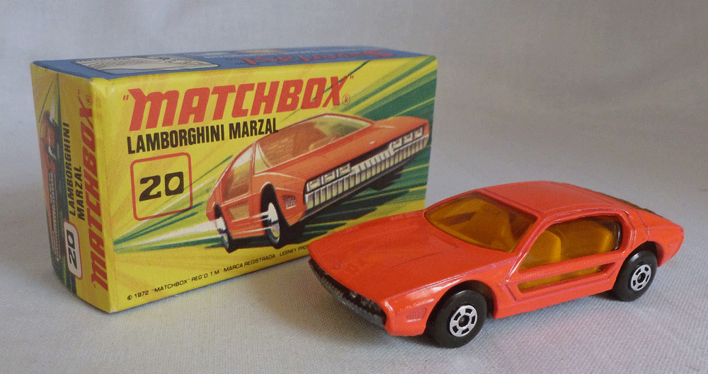 Rockertron Toys. Matchbox Superfast MB20d Lamborghini Marzal OP WW i Box