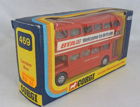 Rockertron Toys. Corgi Toys 469 London Routemaster Bus
