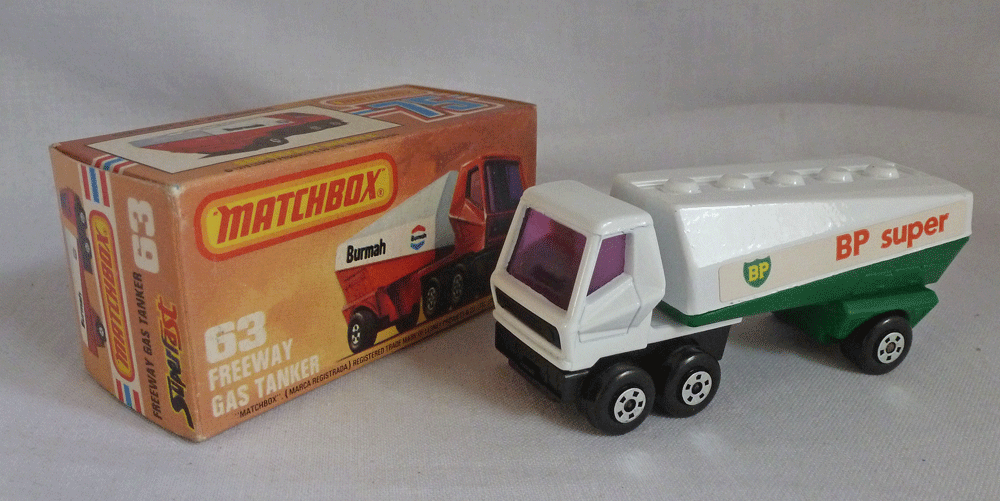 Rockertron Toys. Matchbox Superfast MB63d Freeway Tanker "BP Super" 5 ...