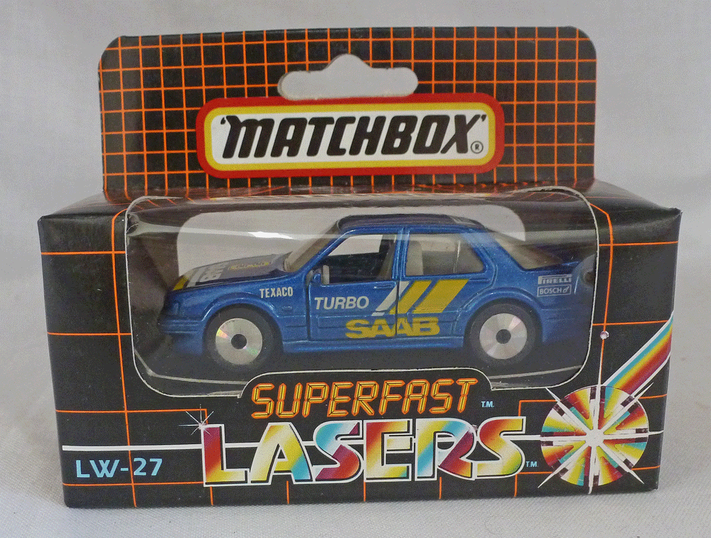 Rockertron Toys. Matchbox Lasers LW-27 Saab 9000
