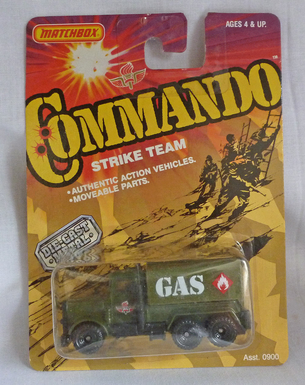 Rockertron Toys. Matchbox Commando Strike Team MB56 Petrol Tanker