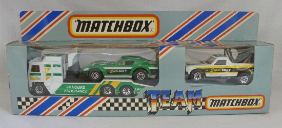Rockertron Toys. Matchbox TM 4 Team Convoy Set "Super Brut"