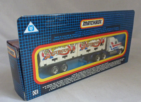 Rockertron Toys. Matchbox Convoy CY28 Mack Container Truck "Big Top ...