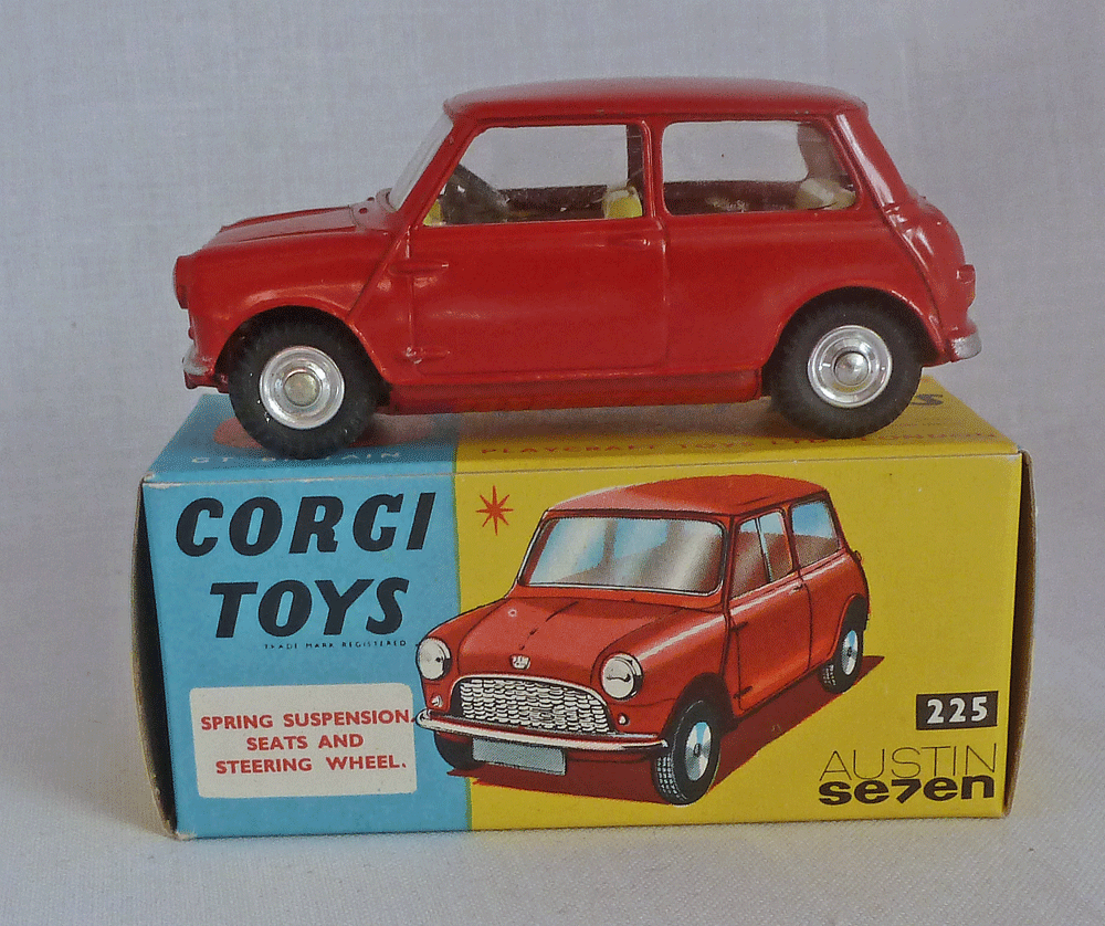 Rockertron Toys. Corgi Toys 225 Austin 7 Mini