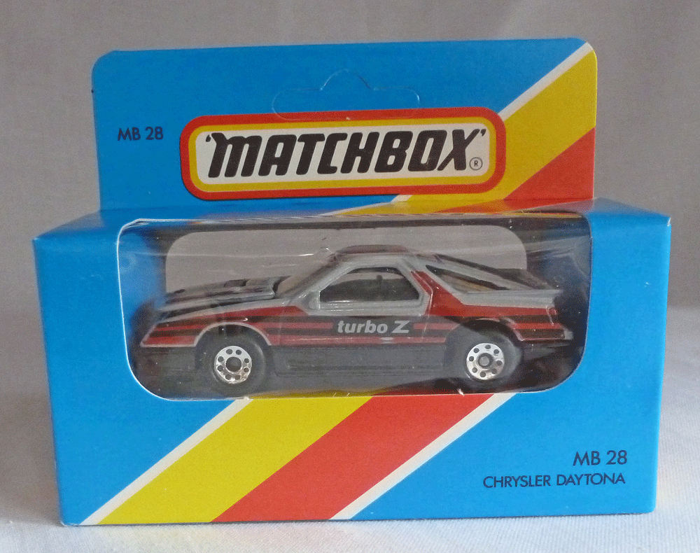 Rockertron Toys. Matchbox Blue Box MB28 Chrysler Daytona