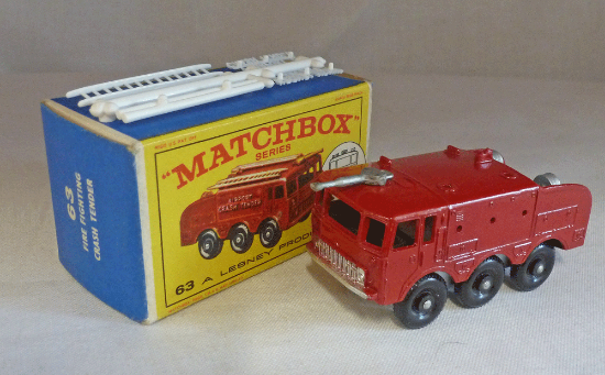 Rockertron Toys. Matchbox Toys MB63b Foamite Fire Crash Tender Silver ...