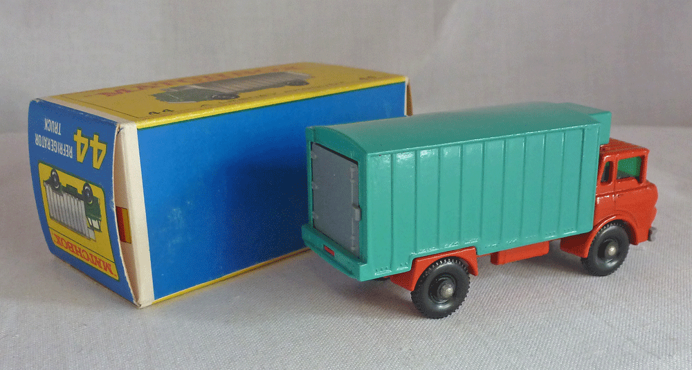 Rockertron Toys. Matchbox Toys MB44c GMC Refrigerator Truck E Box