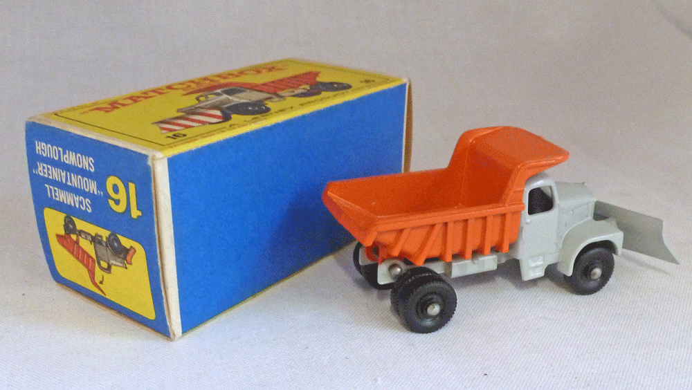 Rockertron Toys. Matchbox Toys MB16c Scammel Snow Plough with Orange ...