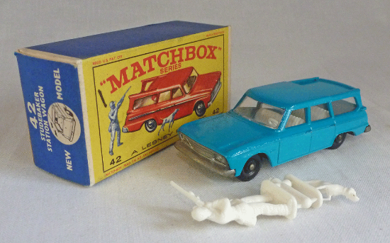 Rockertron Toys. Matchbox Toys MB42b Studebaker Station Wagon All Blue ...