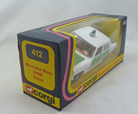 Rockertron Toys. Corgi Toys 412 Mercedes Benz 240D Police Car from ...