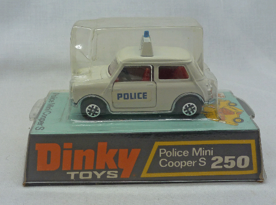 Rockertron Toys. Dinky Toys 250 Police Mini Cooper S