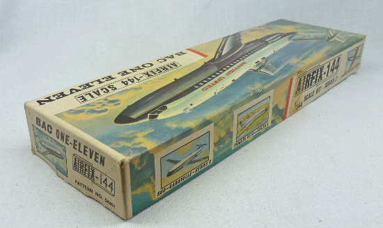 Rockertron Toys. Airfix Series 2 Vintage Red Stripe Box BAC One Eleven ...