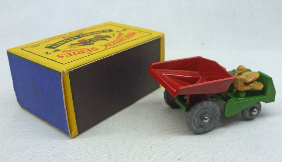 Rockertron Toys. Moko Lesney Matchbox MB2b Site Dumper with Metal ...