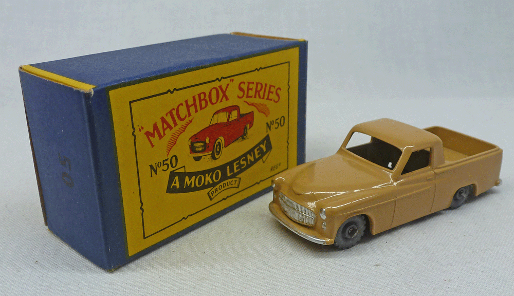 Rockertron Toys. Moko Lesney Matchbox MB50a Commer Pick Up with Metal ...