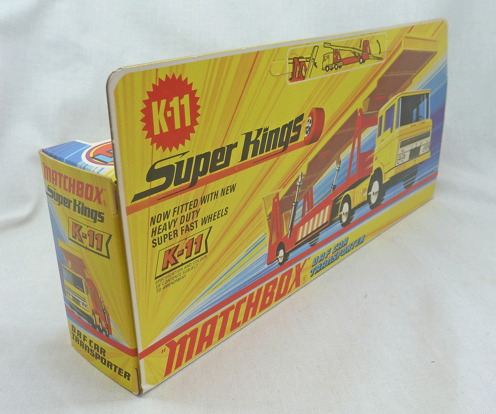 Rockertron Toys. Matchbox SuperKings K-11 DAF Car Transporter