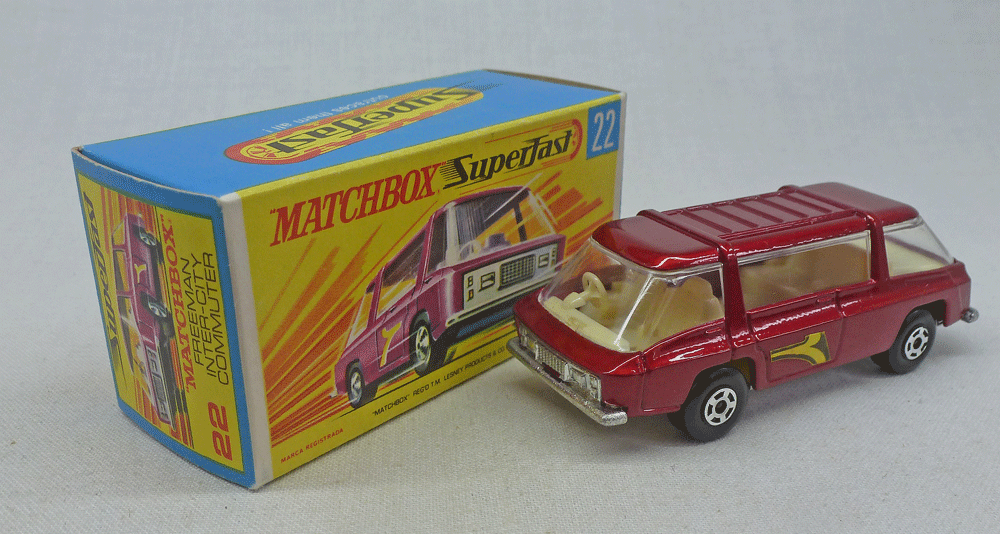 Rockertron Toys. Matchbox Superfast MB22d Freeman Commuter RED