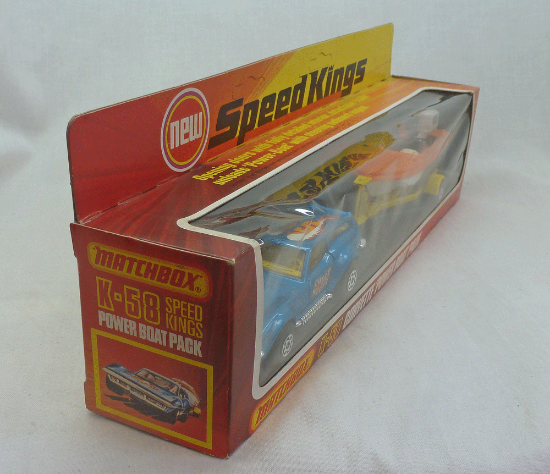 Rockertron Toys. Matchbox Speed Kings K-58 Corvette Power Boat Set