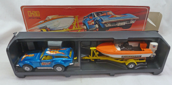 Rockertron Toys. Matchbox Speed Kings K-58 Corvette Power Boat Set