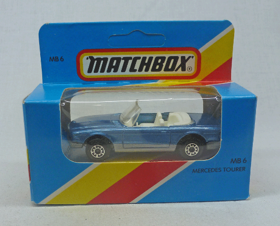 Rockertron Toys. Lesney Matchbox Blue Box MB6f Mercedes Tourer Blue