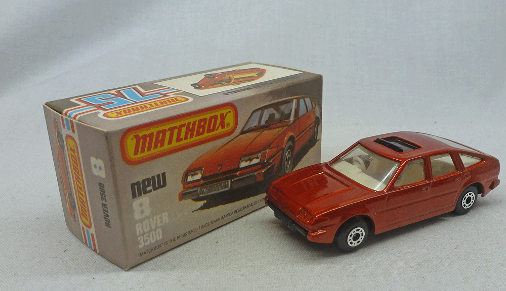 Rockertron Toys. Matchbox Superfast MB8h Rover Dark Bronze with WHITE ...