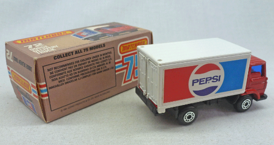 Rockertron Toys. Matchbox Superfast MB72e Dodge Delivery Truck "Pepsi"