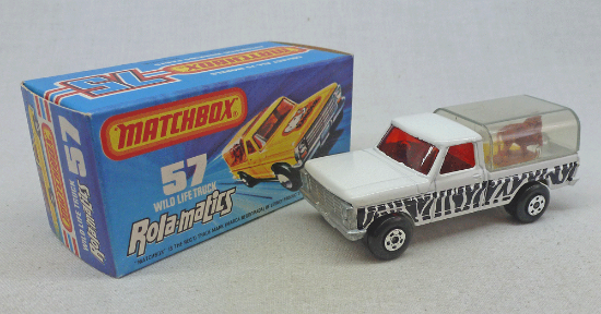 Rockertron Toys. Matchbox Superfast MB57e Wild Life Truck White with ...