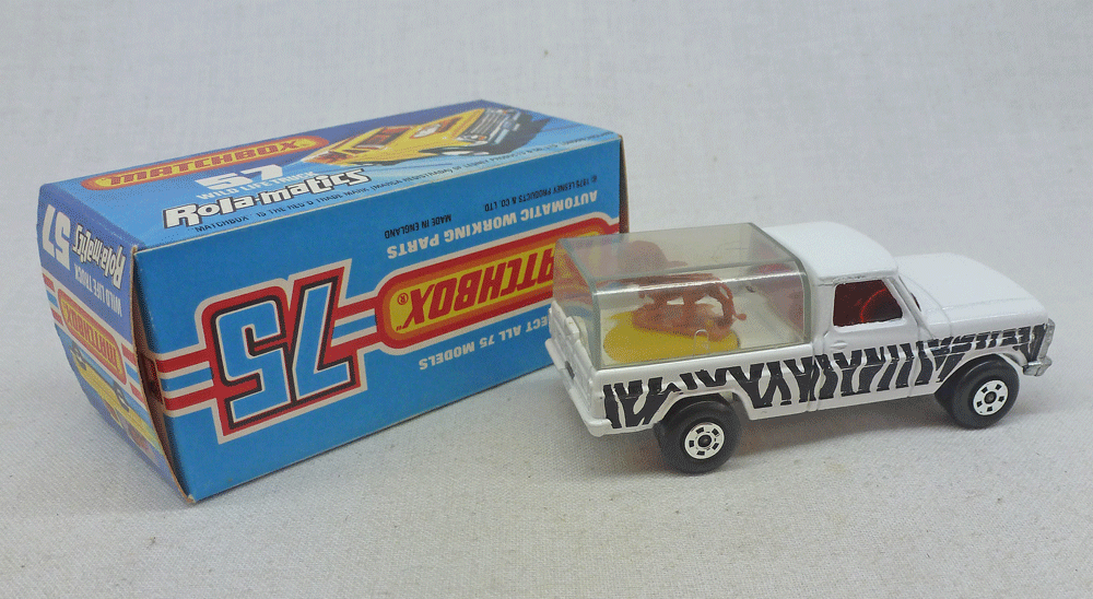 Rockertron Toys. Matchbox Superfast MB57e Wild Life Truck White with ...
